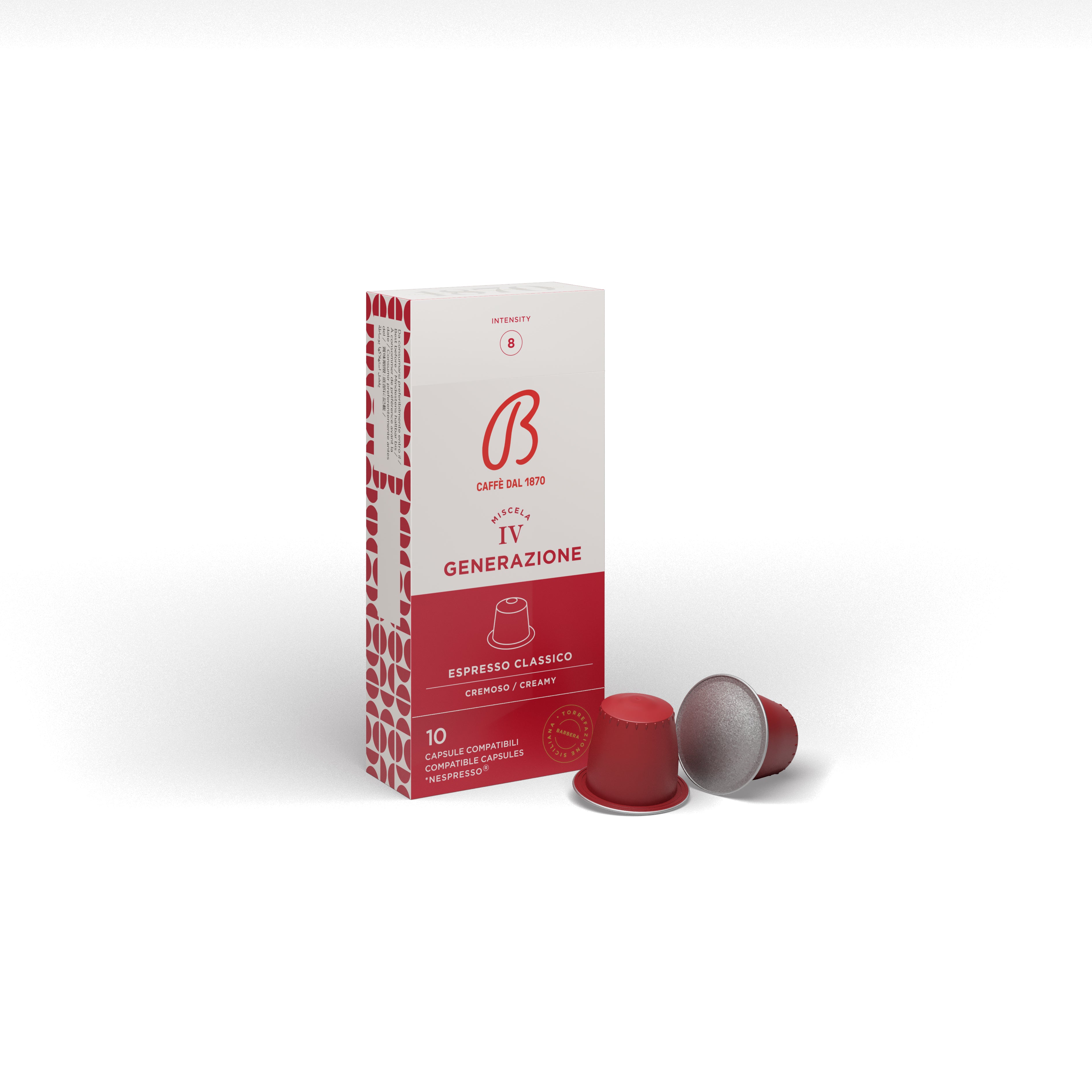 "IV Generation" Espresso classico (10 capsules Nespresso) – Tano Sicily ...